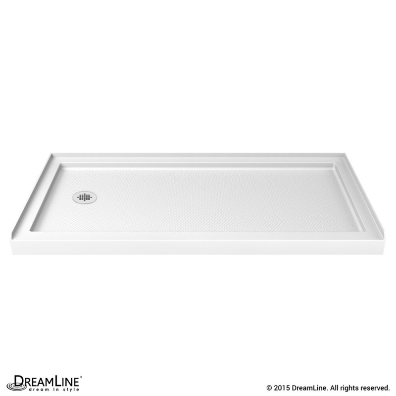 SlimLine Single Threshold Shower Base - Homedepot