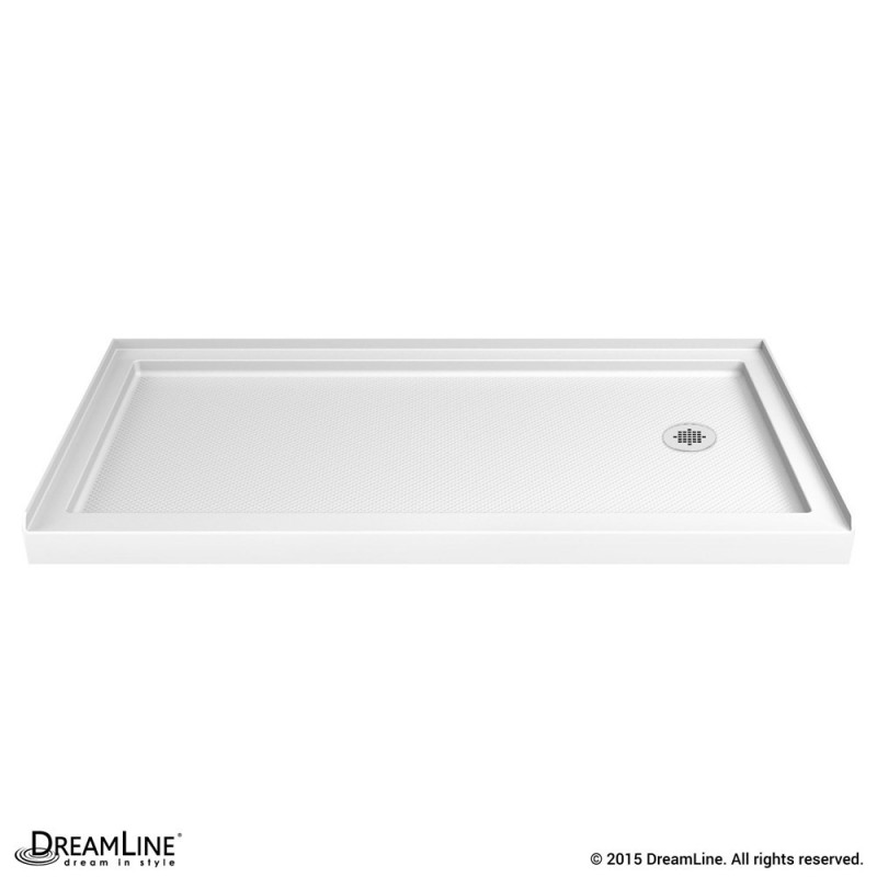 SlimLine Single Threshold Shower Base - Homedepot
